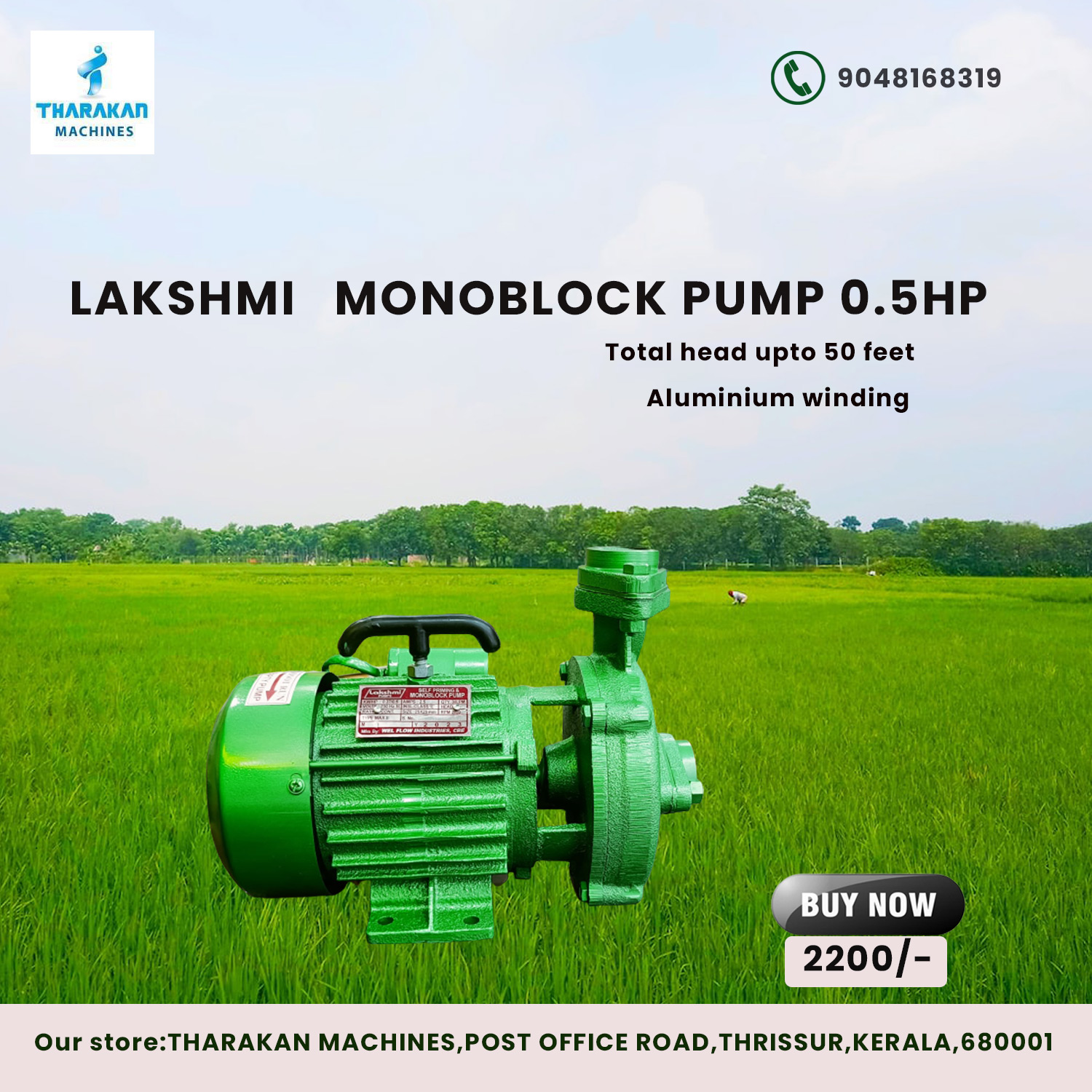 Centrifugal Monoblock pumps